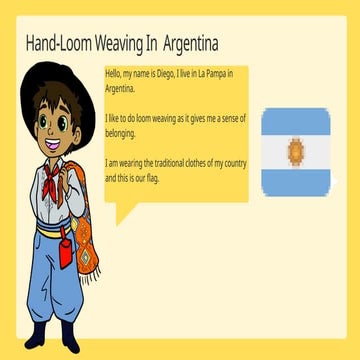 Argentininan Loom Weaving A KS2 Art Resource | PPTX