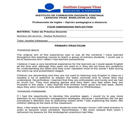 Four dimensions reflection | DOC