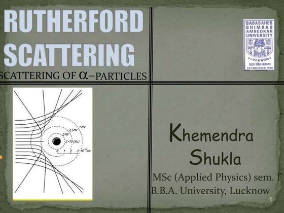 Rutherford’s atomic model | PPTX