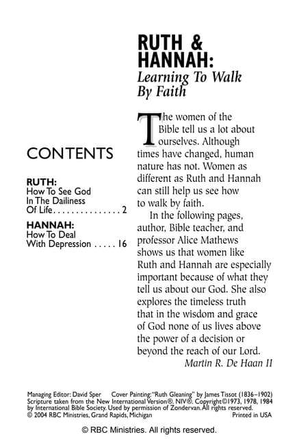 The Book Of Ruth | PPT