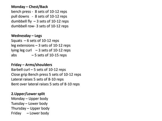 Ronnie coleman training routine myplan | PDF