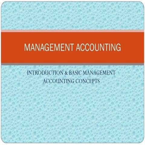 Management Accounting | PPT