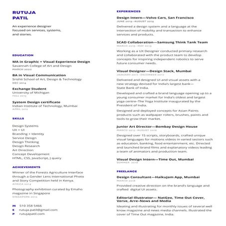 Rutuja patil cv | PDF