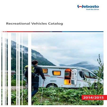 Webasto Recreational Vehicle Camping Solutions Catalog | PDF