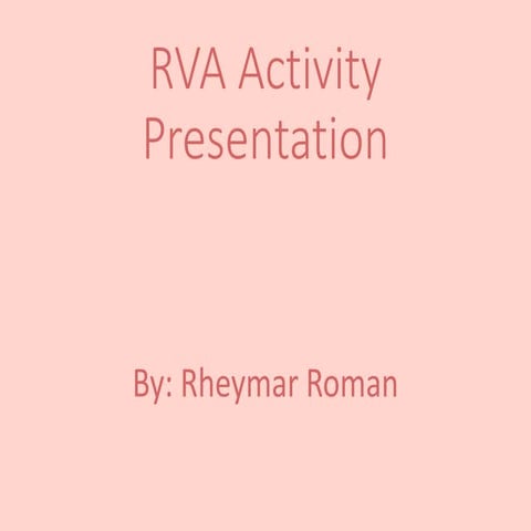 RVA Presentation by Rheymar Roman .pptx