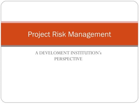 Risk management process diagram | PPT