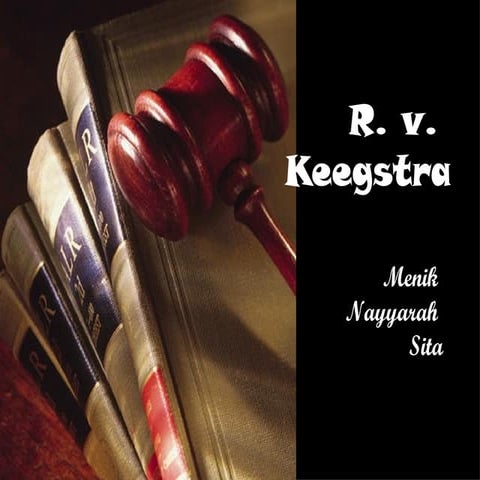 R.v.Keegstra | PPT