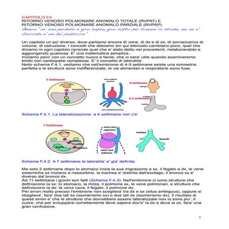 Le anomalie del ritorno venoso polmonare | PDF