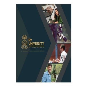 Study at the Best University in Bangalore | RV University | PPTX