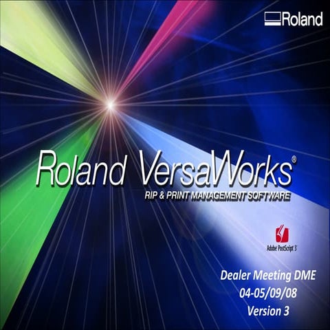 Roland VersaWorks 3 0 | PPS