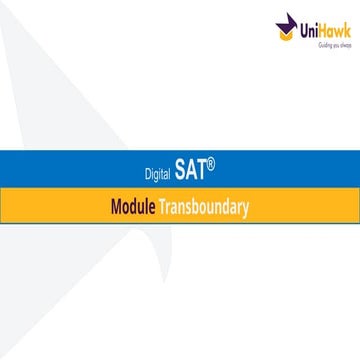 The Digital SAT - Boundaries (Punctuation) | PPTX