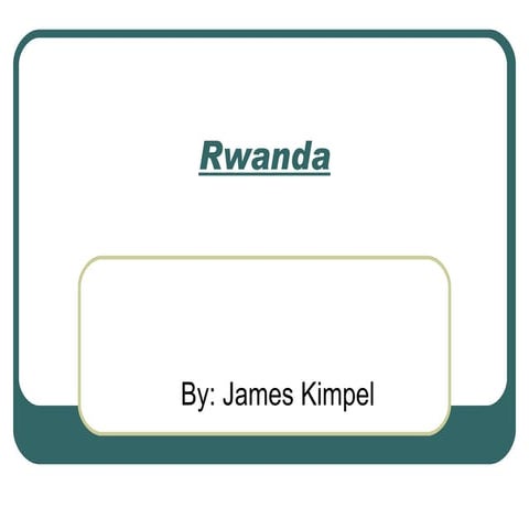 Rwanda Civil War | PPT