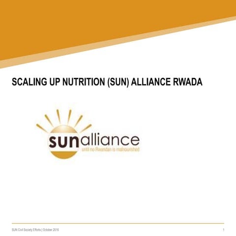 Rwanda SUN Alliance | PPTX