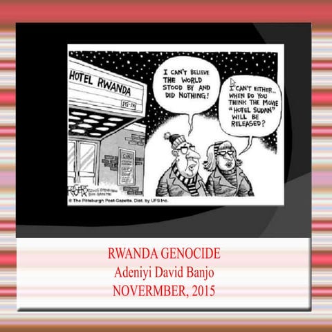 Rwanda genocide | PPTX