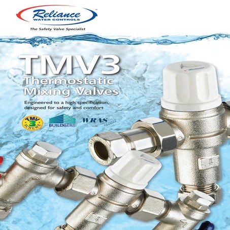 TMV3 Thermostatic Mixing Valves - Reliance Water Controls Brochure | PDF