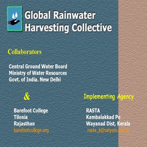 Rwh in Schools | PPT