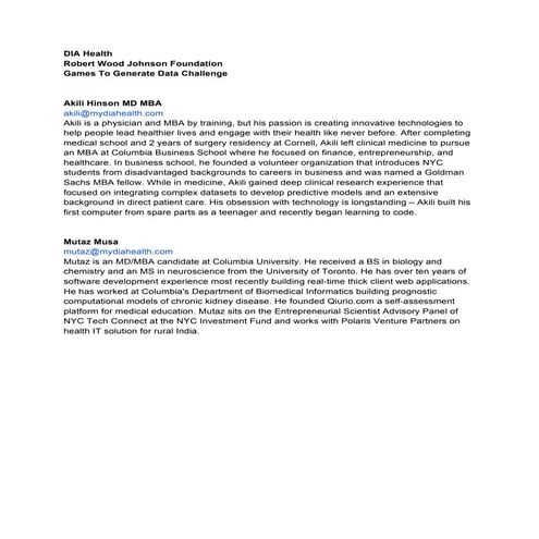 Rwj games dia_health | PDF