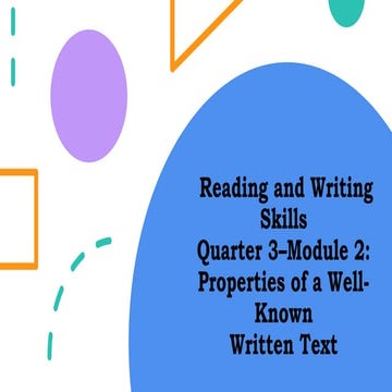 Reading And Writing Skills Module 2pptx 
