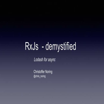 Rxjs Ppt Ppt 