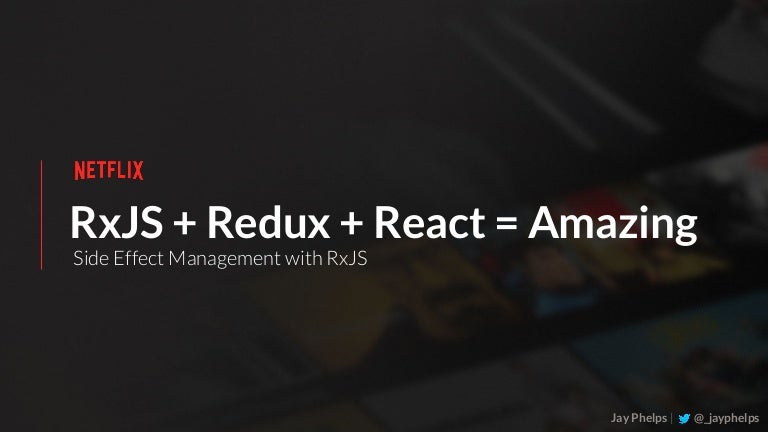Rxjs Redux React Amazing