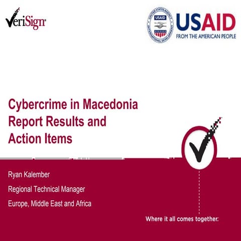 VeriSign Report for Macedonia 18 April 2006 | PDF