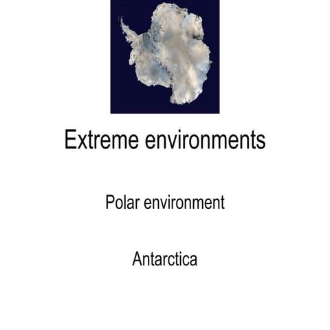 Antarctica unit 1 | PPTX