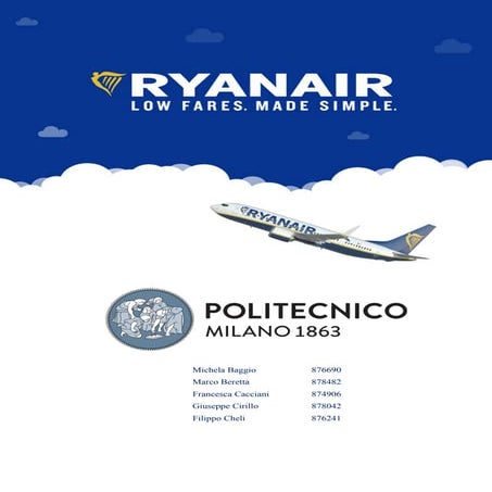 Ryanair - Accounting, finance & control project | PDF