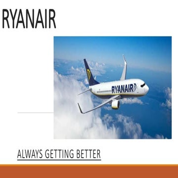 Ryanair Analysis | PPTX