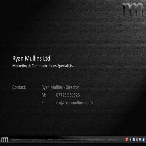 Ryan Mullins Ltd - An introduction | PPTX