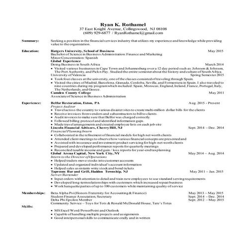 Ryan rothamel resume_2016 | DOCX