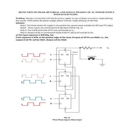 DETECTION OF PHASE REVERSAL AND SINGLE PHASING OF AC POWER SUPPLY WITH ...
