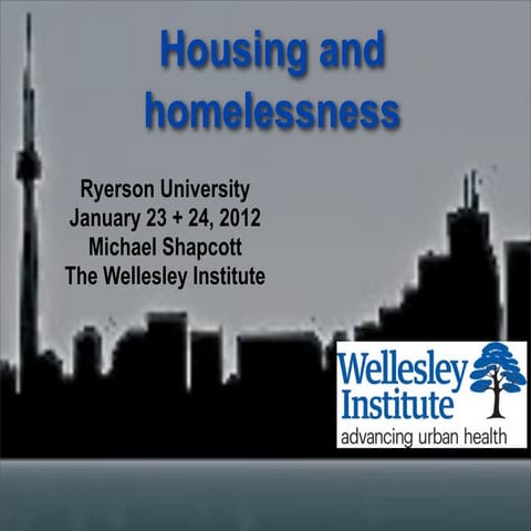 Housing and Homelessness | PPT