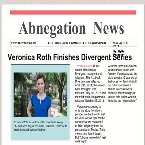 Alexandra Divergent Newspaper | PDF