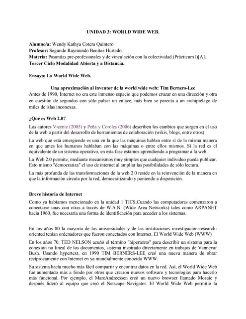 La Historia De La Web Ppt 8189