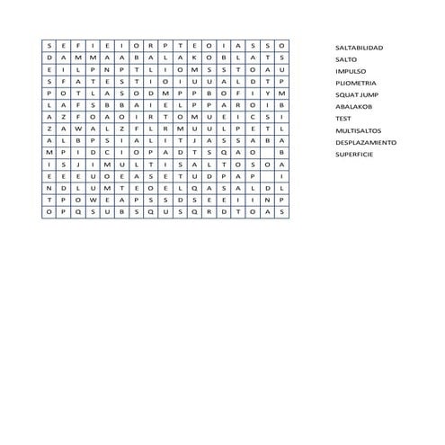 Sopa de letras | DOCX