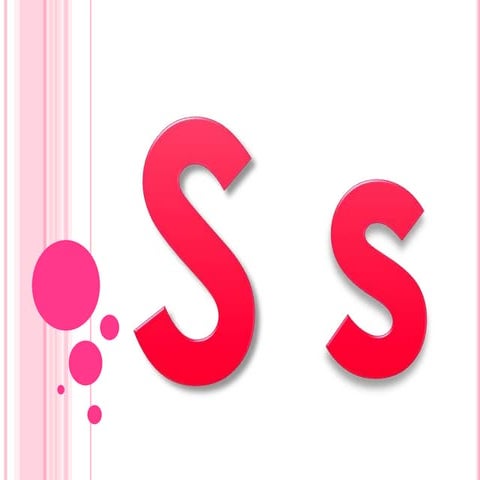 Letter s pictures | PPTX