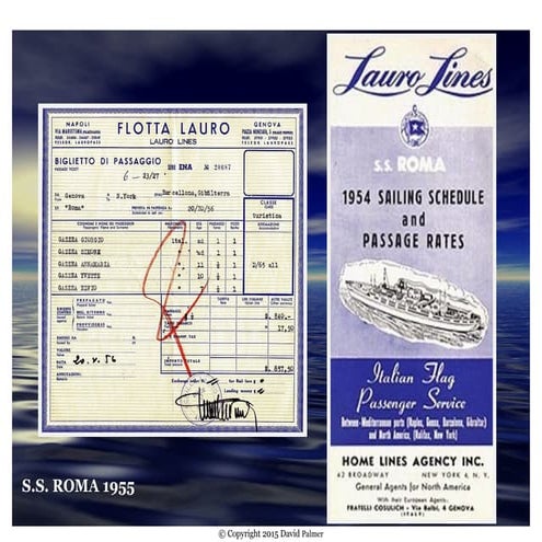 S.S. Roma Passenger Vessel - History | PDF