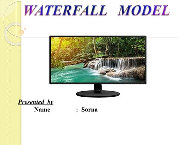 WaterFall Model basic presentation with applications | PPTX