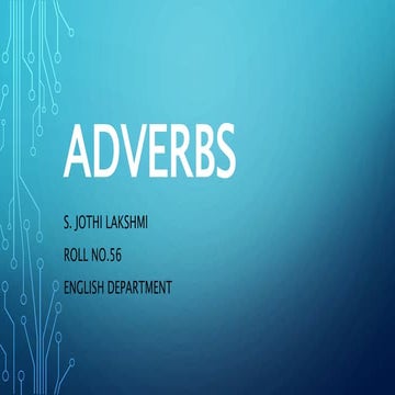 ENGLISH 5 POWERPOINT ON Adverbs of Manner.ppt