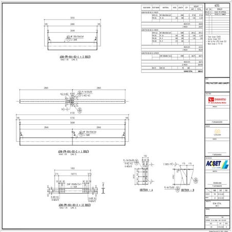 detail canopy - project canopy1 Civil Engineering Spreadsheets ...
