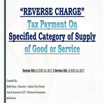 S 7-Reverse Charge | PPT