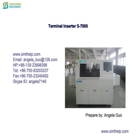 Easy way to Auto insert terminal component to PCB | PPT