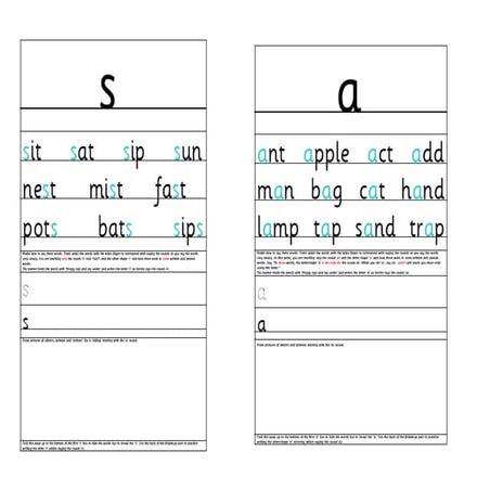 S a-t-p worksheets | DOC