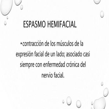 espasmo hemifacial | PPTX