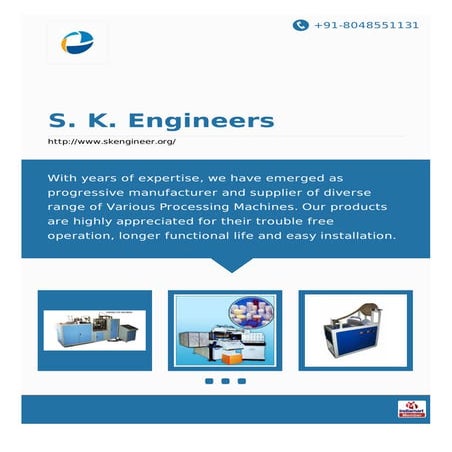 S. K. Engineer | PDF | Manufacturing Industry | Industries