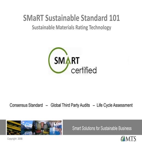 S Ma Rt Sustainable Standards 101 2 15 08 | PDF | Green Solutions ...