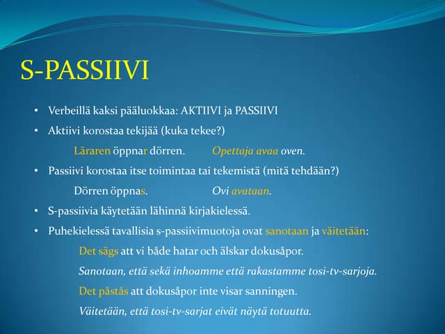 Passiivi | PPTX