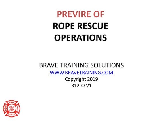 Basic rope-rescue-technique-course-guidelines | DOCX | Educational ...