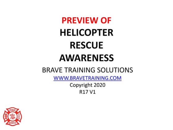 FIRST RESPONDER HAZMAT AWARENESS POWERPOINT TRAINING PRESENTATION | PPT