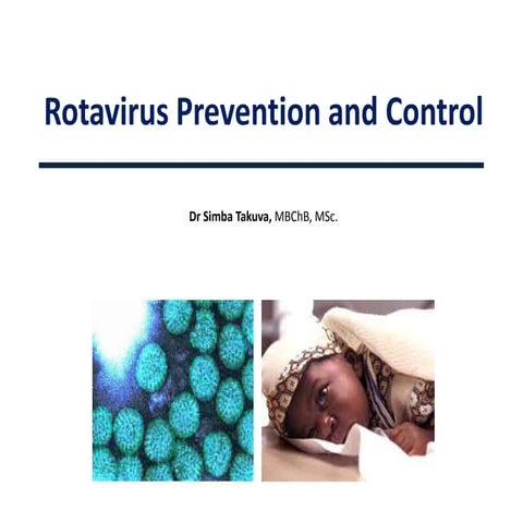 Rotavirus prevention and control | PPTX
